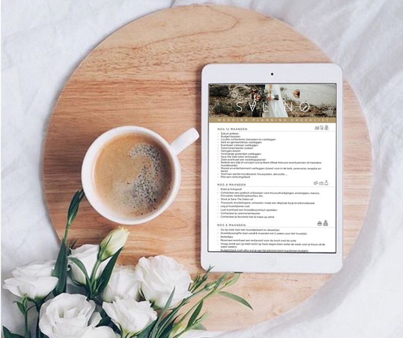 Download gratis onze trouwchecklist! - Salino inspiratie
